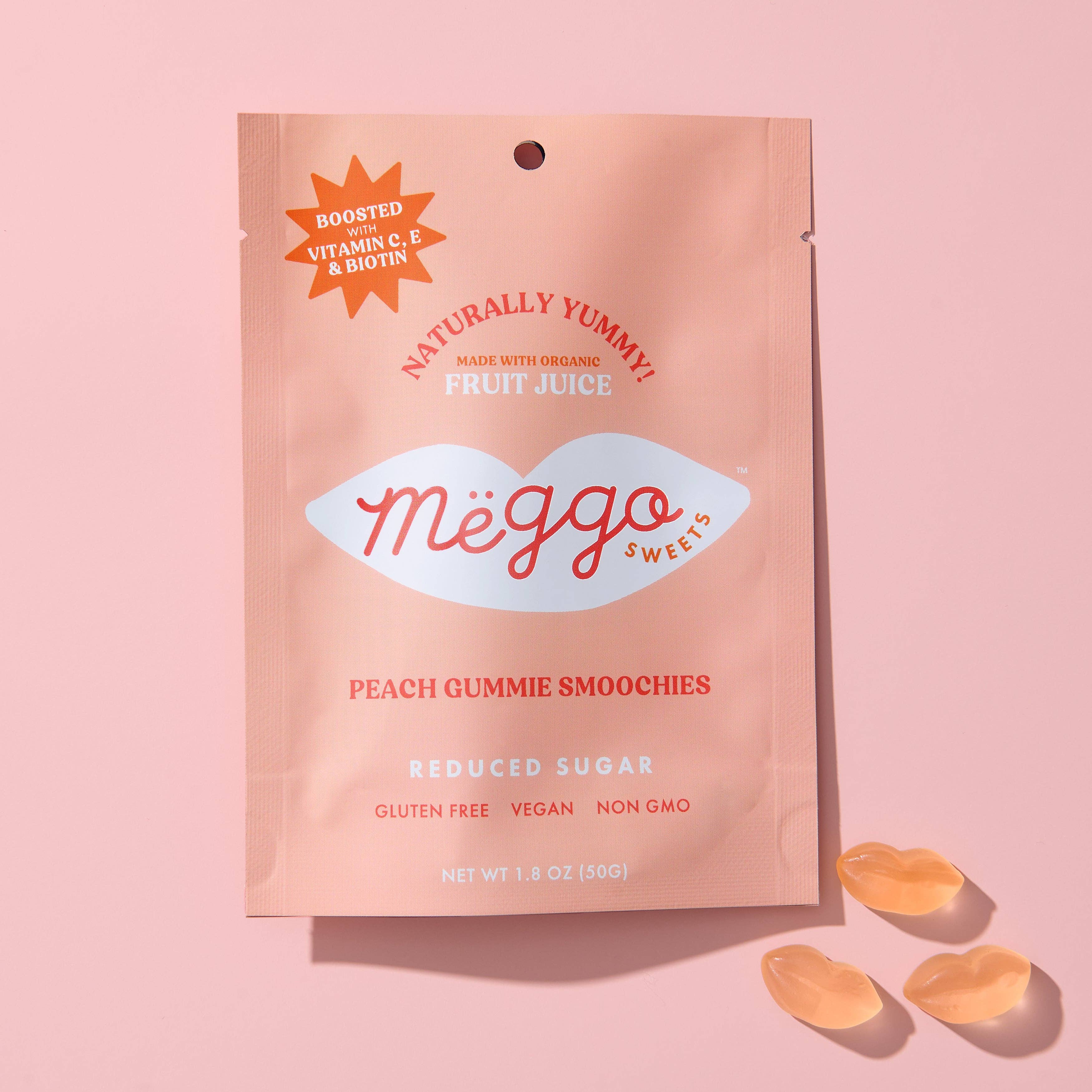 Meggo Peach Gummie Smoochies – Hamersley's Pantry